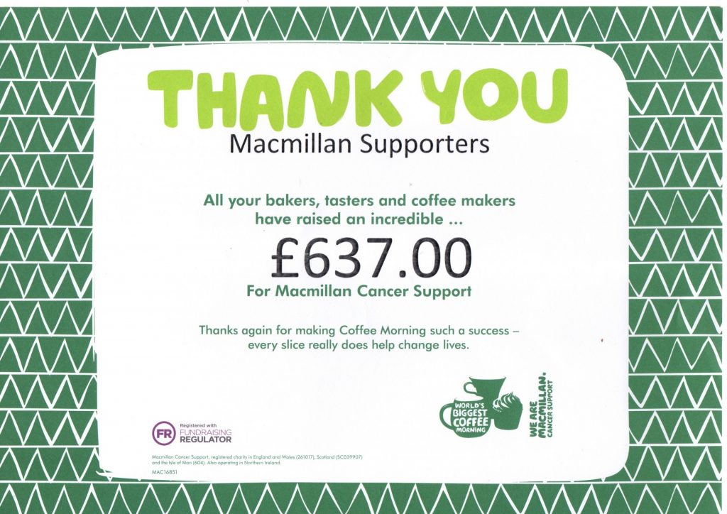 Bore Coffi Macmillan - Macmillan Coffee Morning - Ysgol Bro Alun